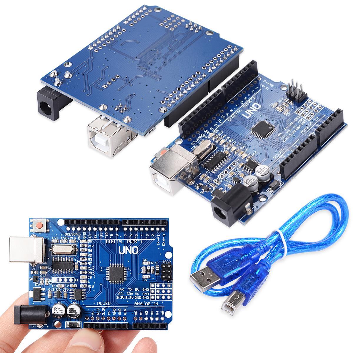 Arduino UNO R3 Klon USB Kablo Hediyeli - (USB Chip CH340) Satın Al ...