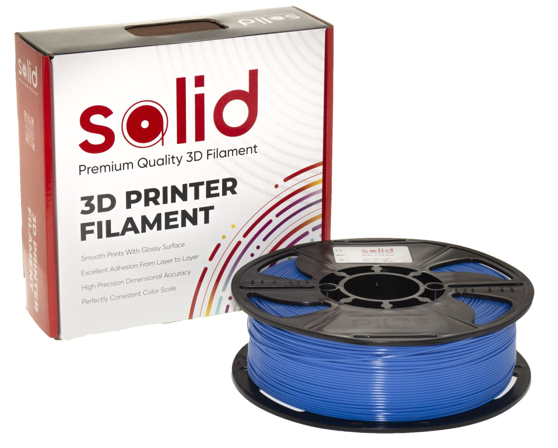 Solid Filament PLA Plus 1.75mm Mavi 1Kg Satın Al | Robotzade.com