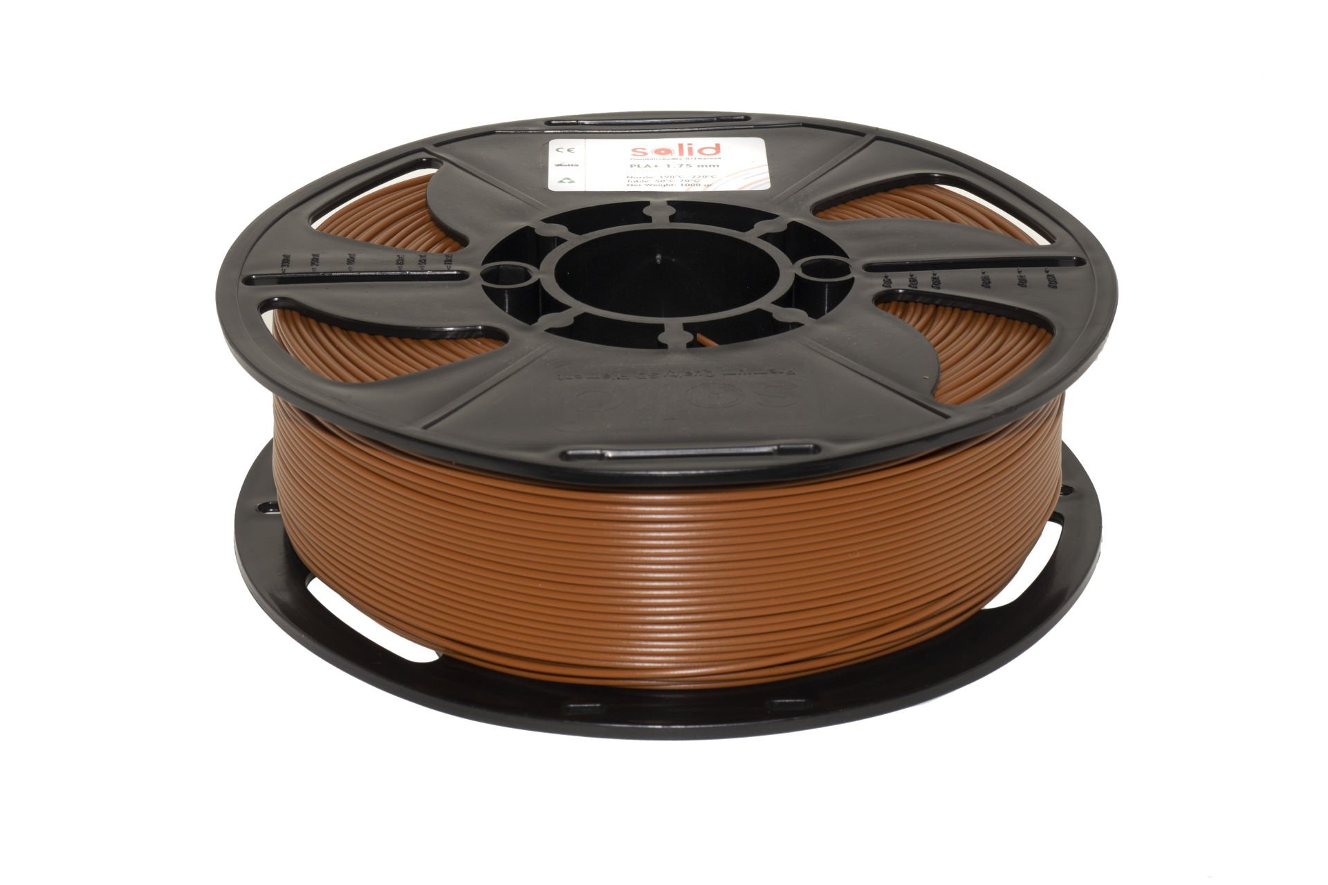 Solid Filament PLA Plus 1.75mm Kahverengi Rengi 1Kg Satın Al 554,40 TL ...