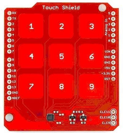 3x3 Kapasitif Dokunmatik Keypad Shield Satın Al | Robotzade.com