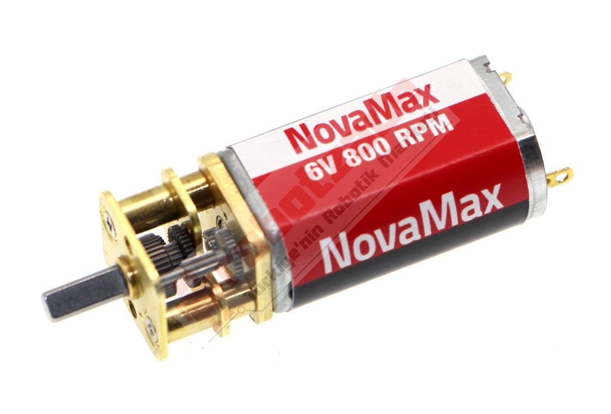 NovaMax 800Rpm Dc Motor - Mini Sumo Robot Motoru Satın Al | Robotzade.com