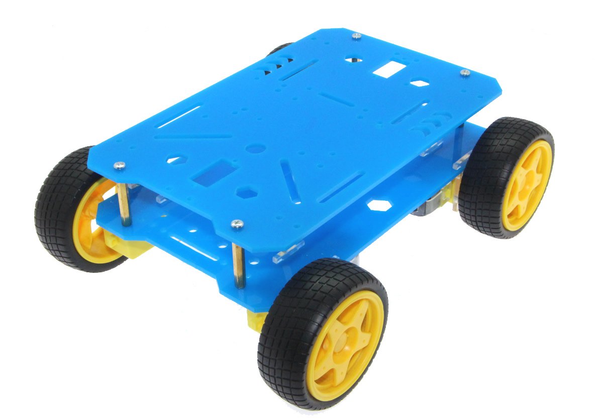 4WD Mobil Arazi Robot Platformu - Mavi Satın Al | Robotzade.com