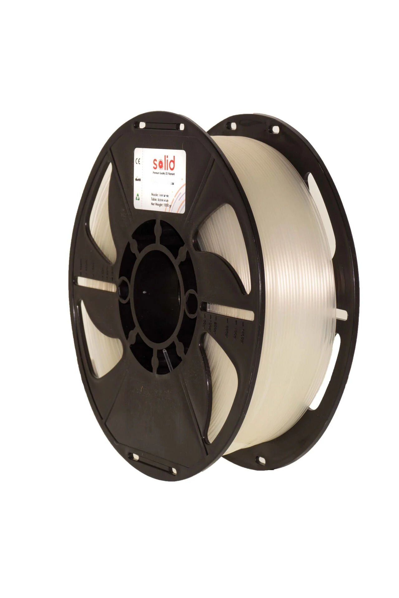 Solid Filament ASA 1.75mm Şeffaf 1Kg Satın Al | Robotzade.com