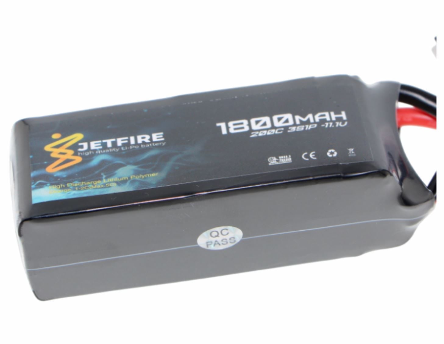 11.1V 1800mAh 200C Lipo Batarya 3S JetFire Pil Satın Al | Robotzade.com