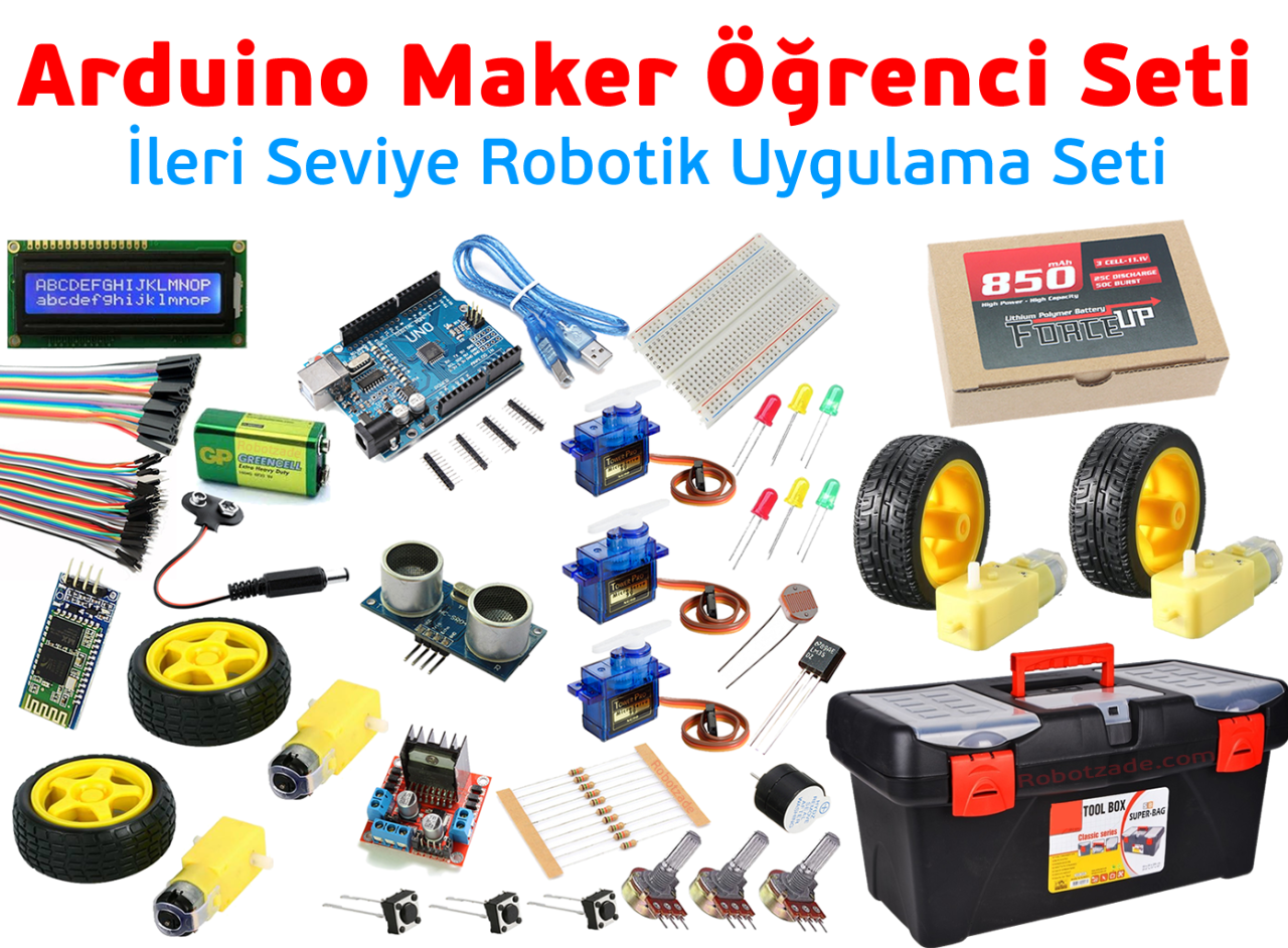 Arduino Maker Öğrenci Seti Satın Al | Robotzade.com