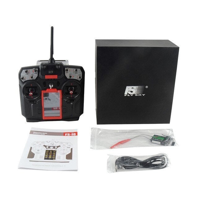 Flysky FS-İ8 2.4GHz 10 Kanal Kumanda ve FS-İA10B Alıcı Satın Al | Robotzade.com